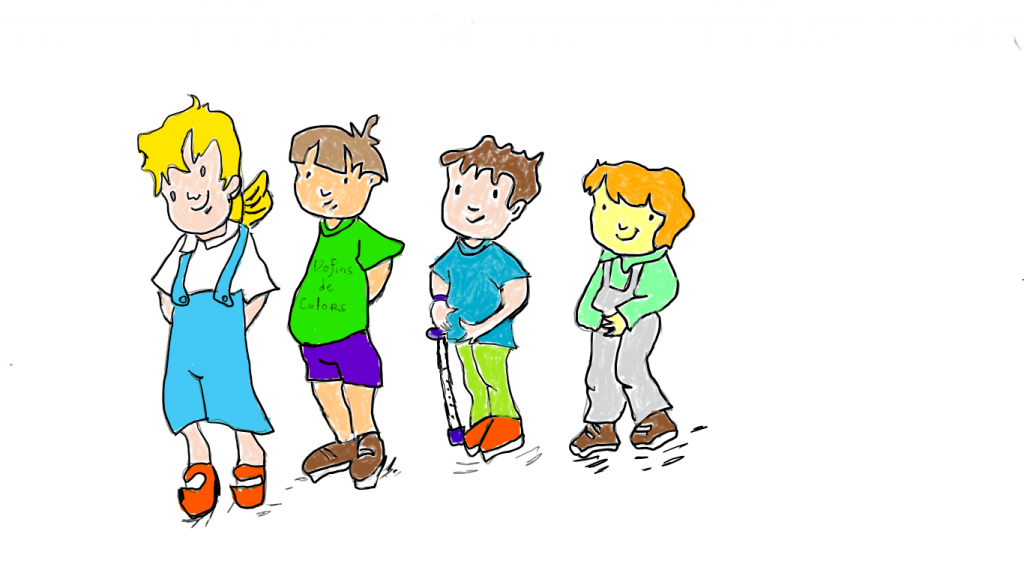 DIBUJO FILA 2 - Dofins de Colors